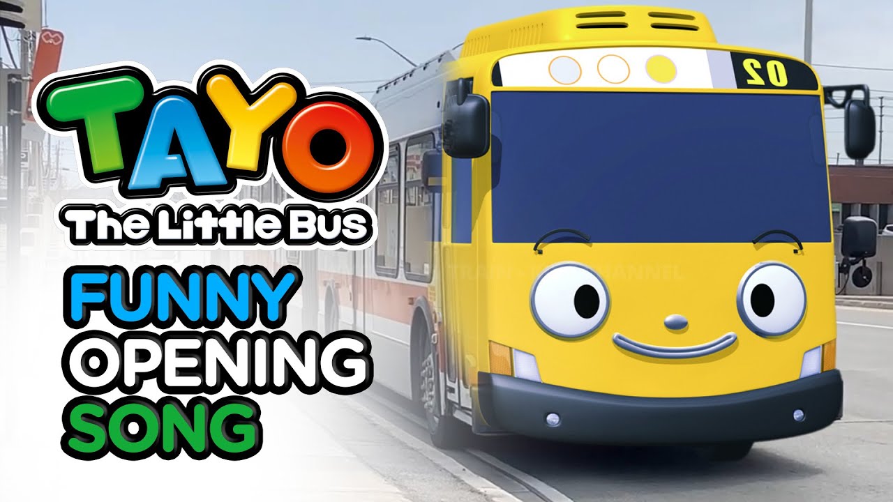 FUNNY!! Tayo Opening Song English - Part 2 #tayoopening - YouTube
