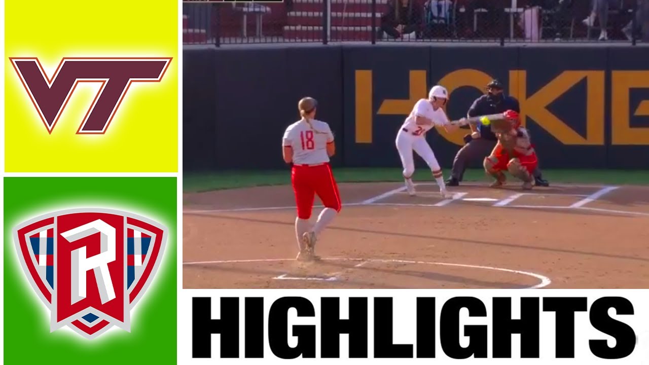 #22 Virginia Tech vs Radford Highlights | NCAA Softball Highlights ...