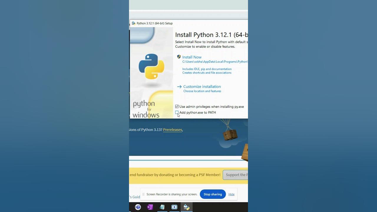How To Install Pythonpython Python3 Pythonforbeginners Pythontutorial Youtube