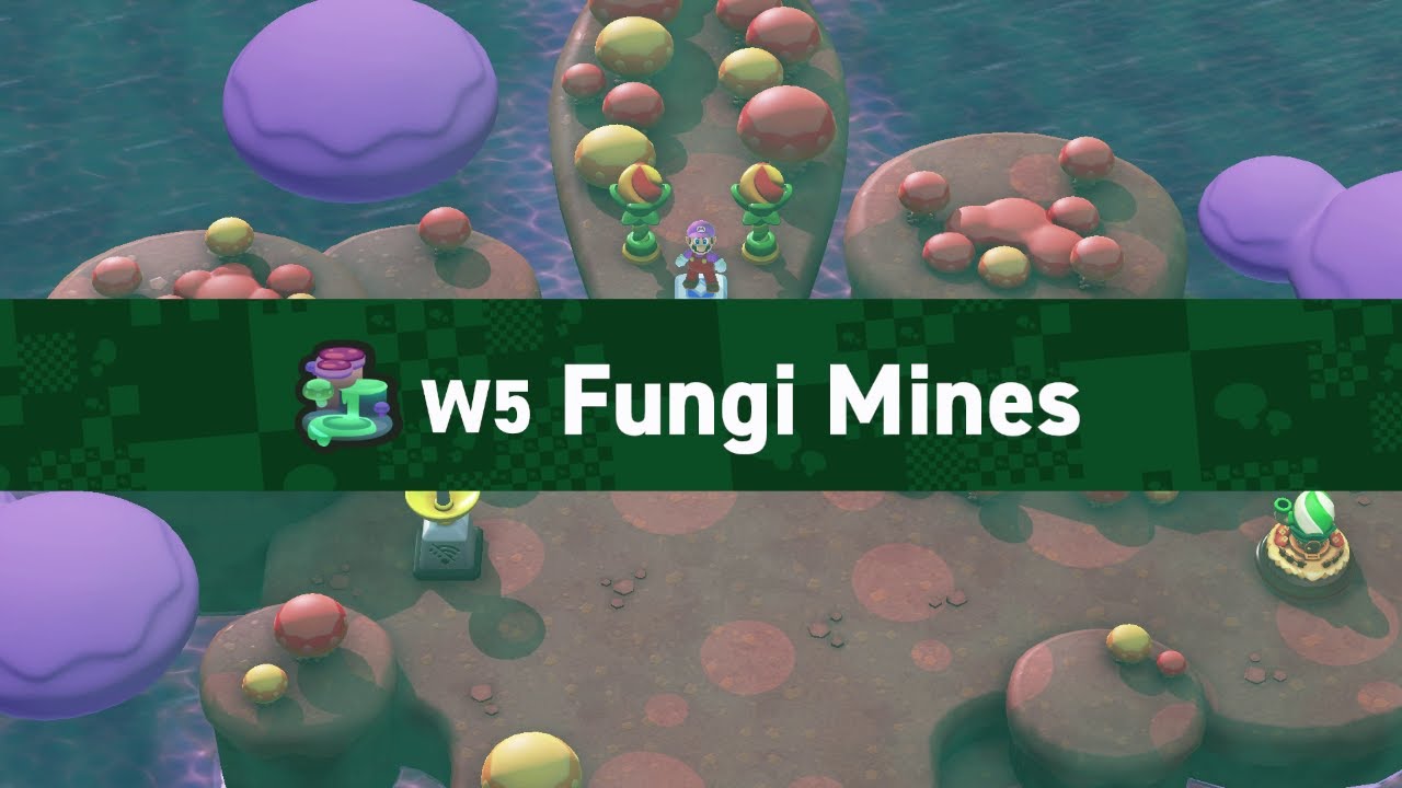 Fungi Mines - Super Mario Bros. Wonder [World 5] - YouTube