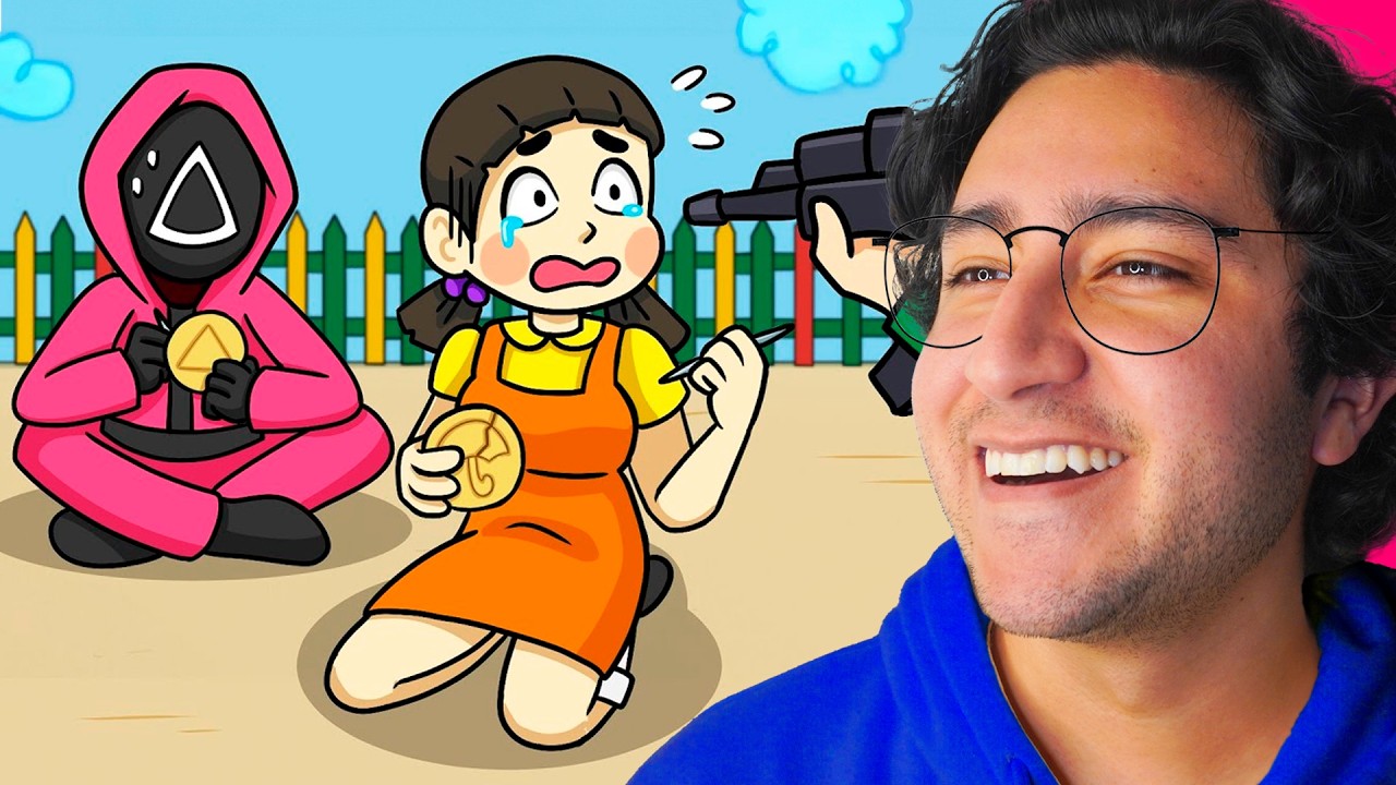 ANIMACIONES DEL JUEGO DEL CALAMAR 😨🦑 | MemoLag Reacciona - YouTube