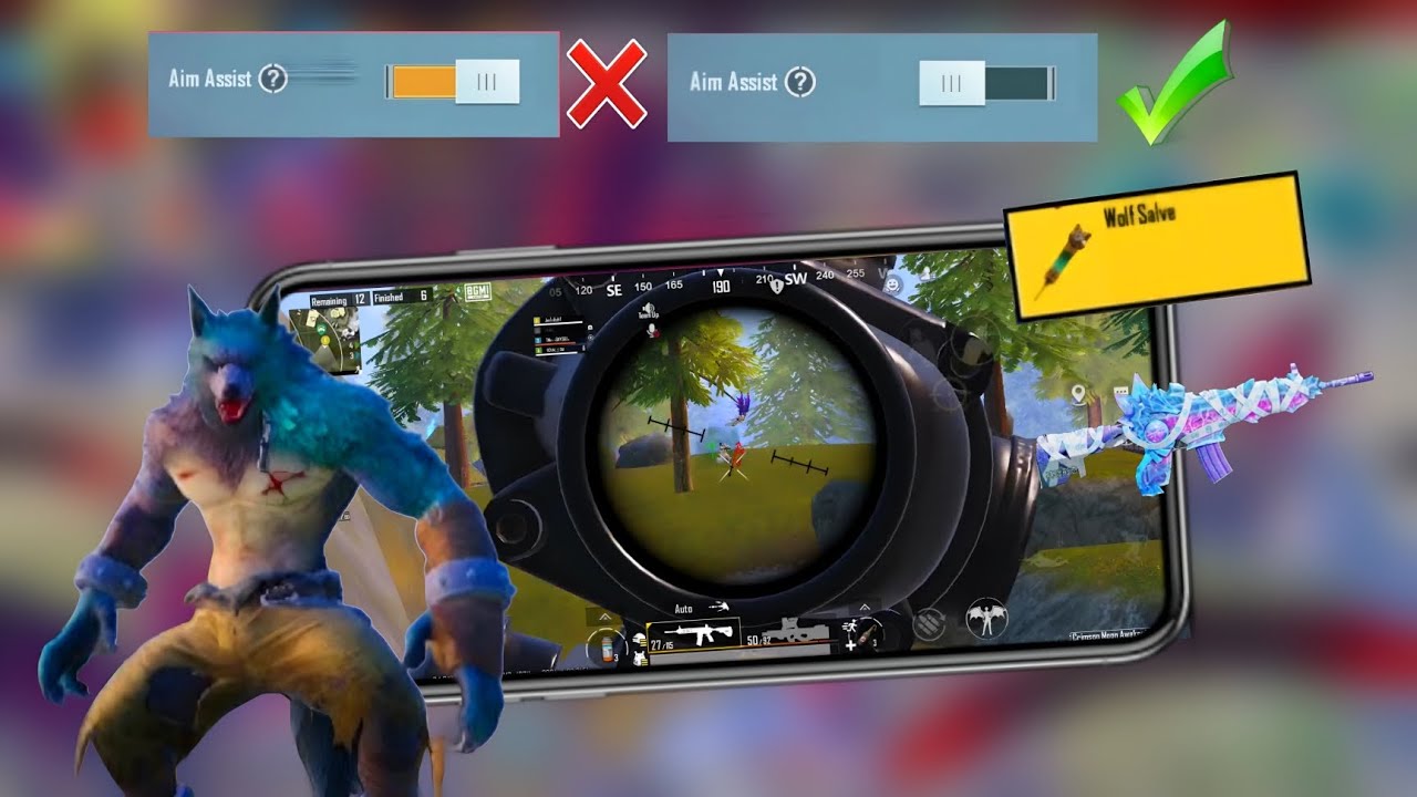 Aim Assist off | rush Gameplay bgmi | @JAATxROHIT - YouTube