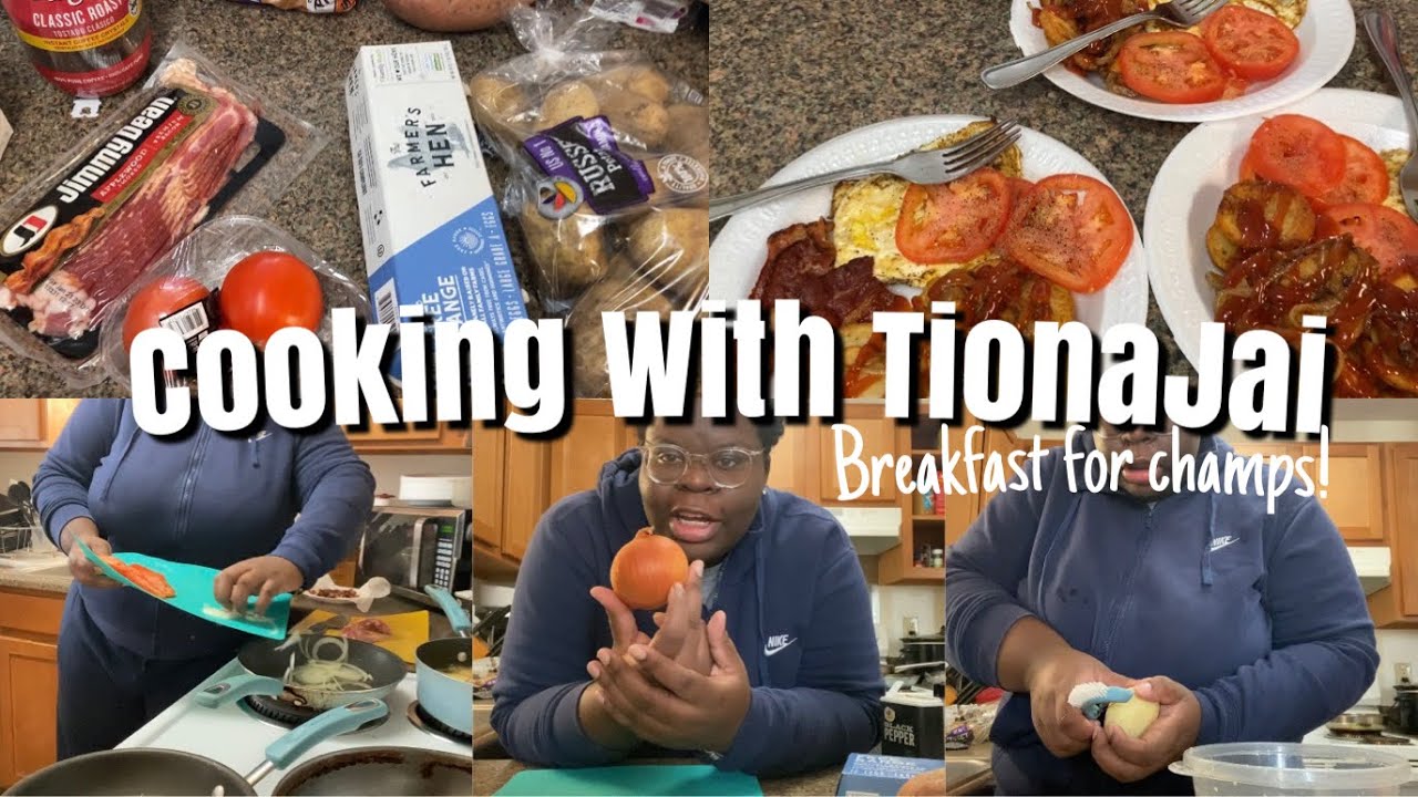 COOKING WITH TIONA JAI | MAKING MY FAMOUS BREAKFAST FOR MY CLIENTS ...