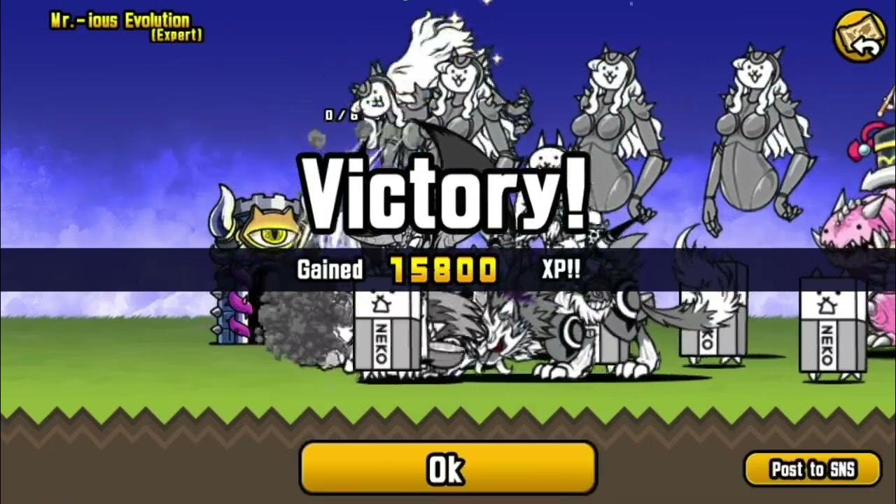 [The Battle Cats] Mr. Awakens! - YouTube