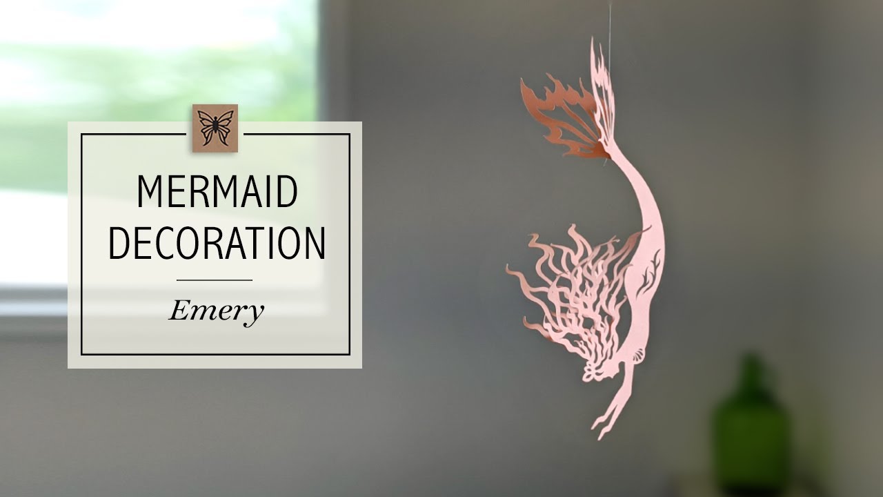 DIY Hanging Mermaid Decoration: Emery - YouTube