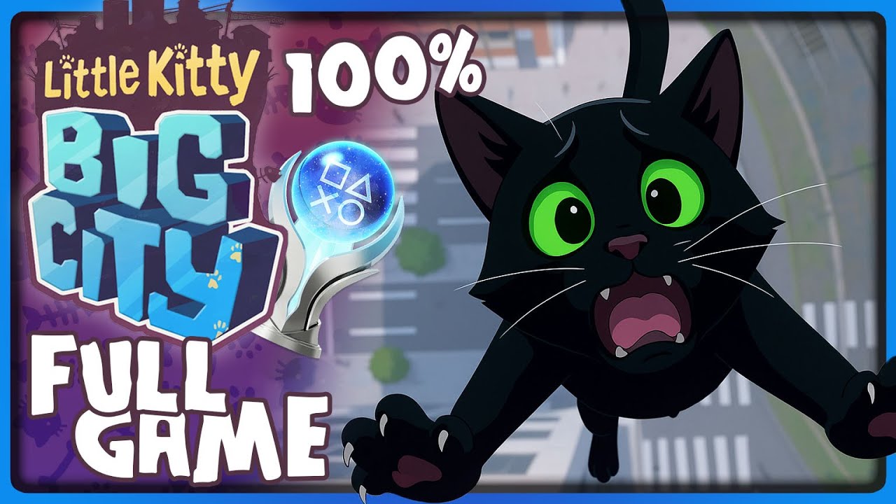Little Kitty, Big City FULL GAME 100% Longplay (PS5) - YouTube