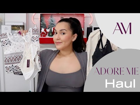 Adore Me Holiday & Loungewear Haul with Links