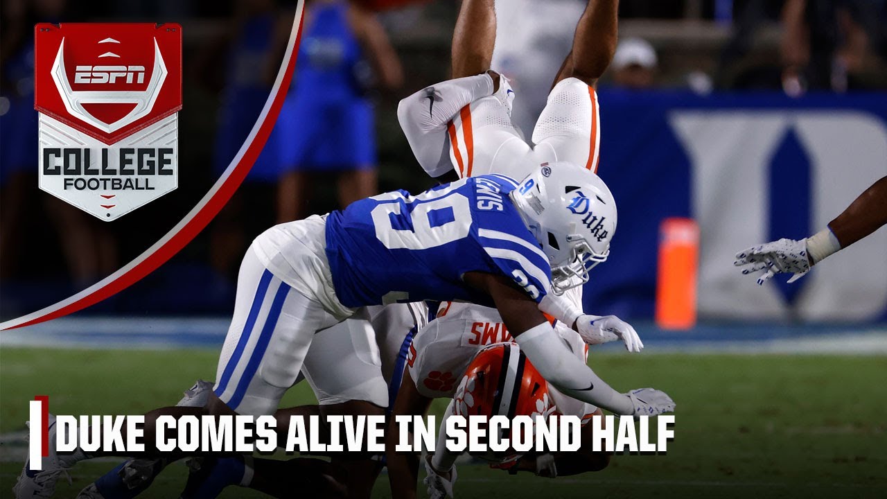 Clemson fumble leads to Duke EXTENDING their lead in ONE DRIVE 🔥 | ESPN ...