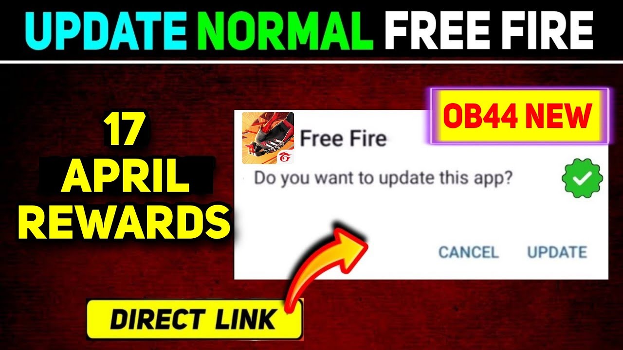 FREE FIRE KO UPDATE KAISE KAREN // HOW TO UPDATE NORMAL FREE FIRE OB 44 ...