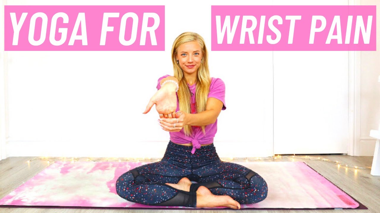 Yoga For Wrist Pain | Stretches For Sore Wrists + Tricks & Tips! [ 10 ...