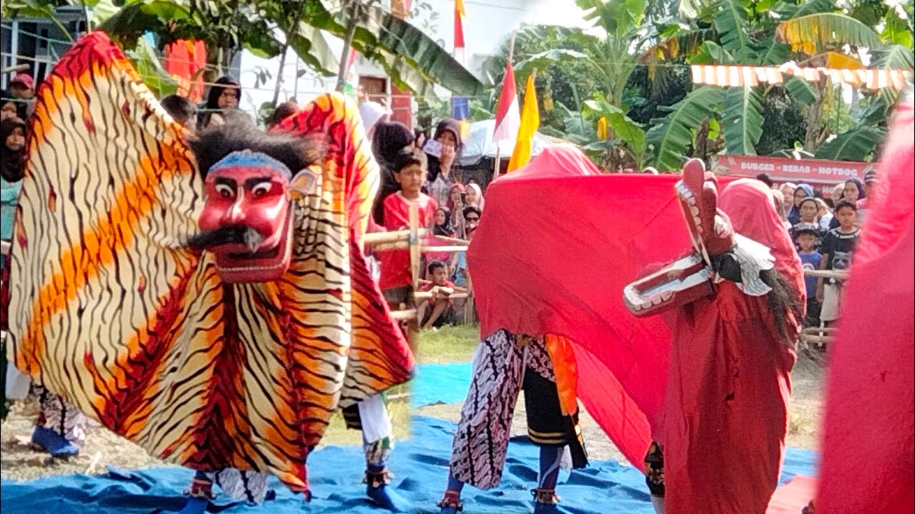 Tari Barongan 👹 Ebeg Anom Budoyo || Karangsambung, Nusawungu - YouTube