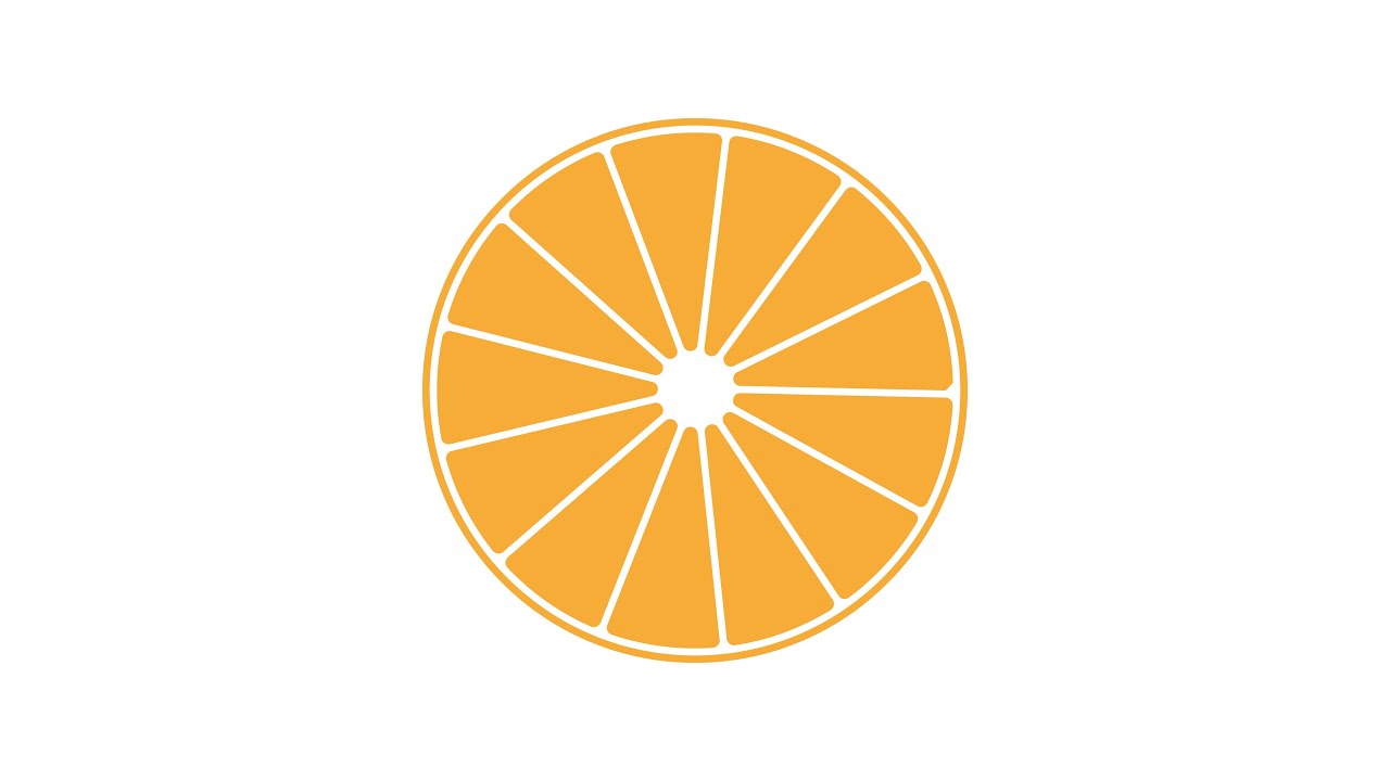 Orange design in adobe illustrator - YouTube