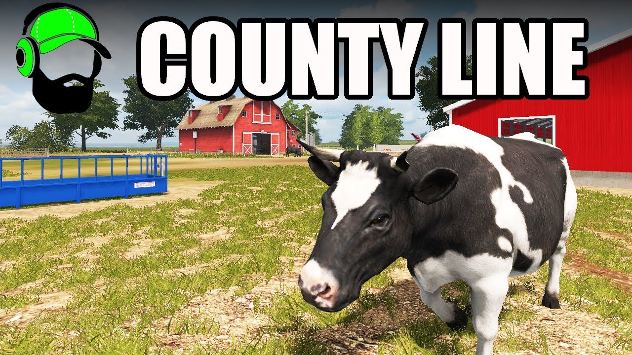 Farming Simulator 17 - County Line - Topping up the cows #FS17 - YouTube