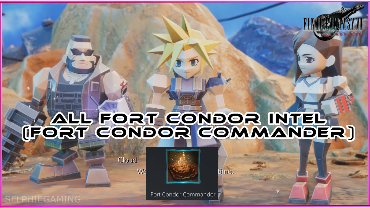 All Fort Condor Intel Quests (Fort Condor Commander) Final Fantasy VII ...
