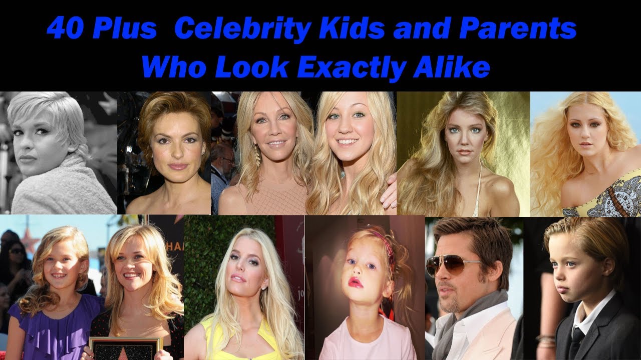40+ Celebrity Kids and Parents Who Look Exactly Alike 2017 video - YouTube