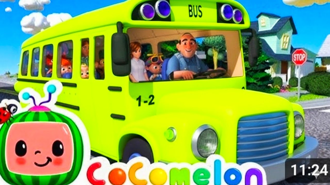 "🎶 Wheels on the Bus: Sing Along Fun! | Catchy Kids Nursery Rhymes 🎉 ...