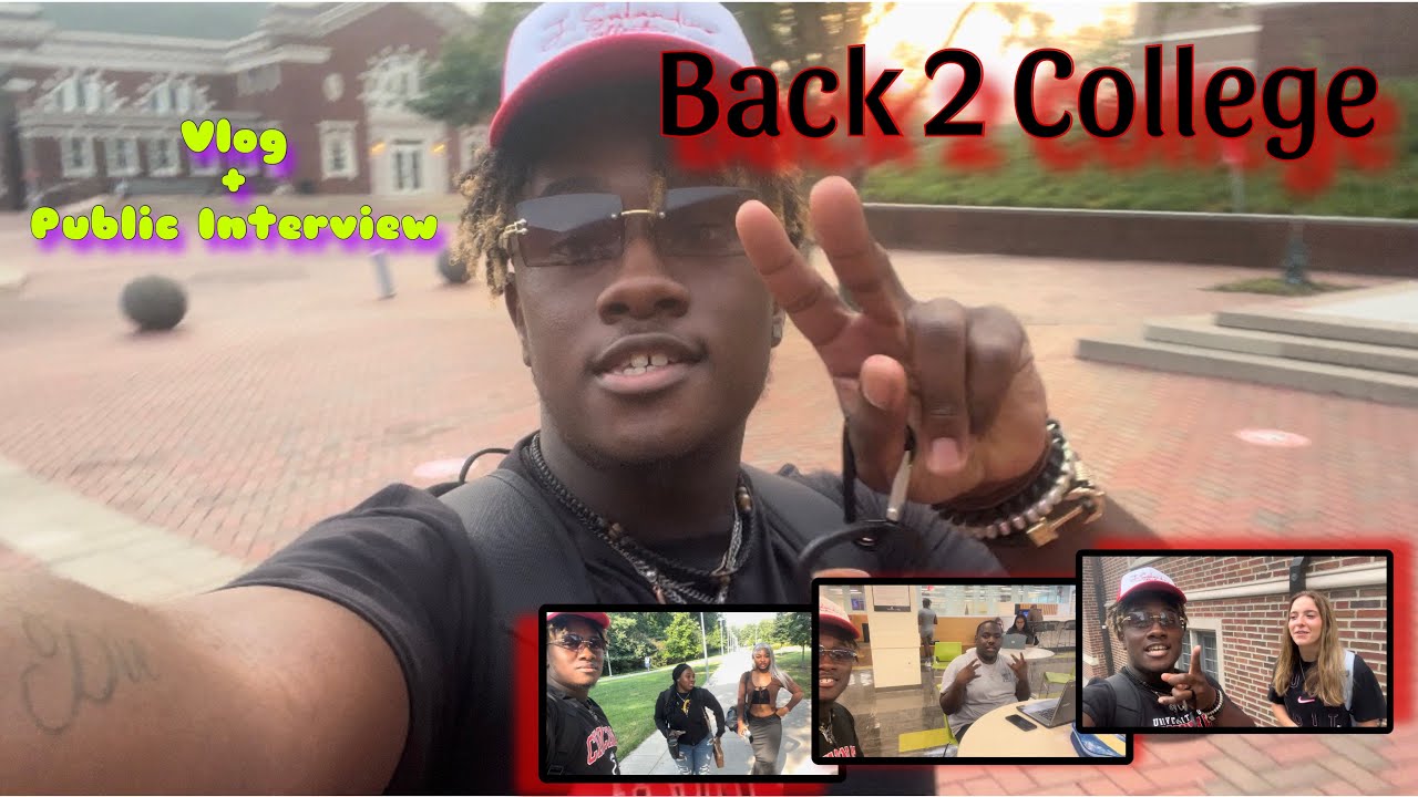 Back 2 College (Vlog + Public Interview)!!! - YouTube