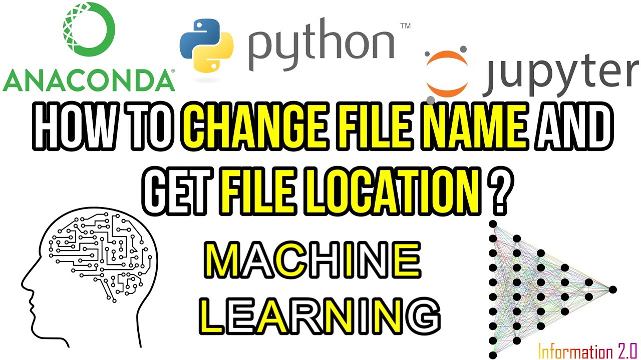 HOW TO CHANGE FILE NAME AND CHECK LOCATION OF FILE JUPYTER NOTEBOOK how-to-change-file-name-and-check-location-of-file-jupyter-notebook