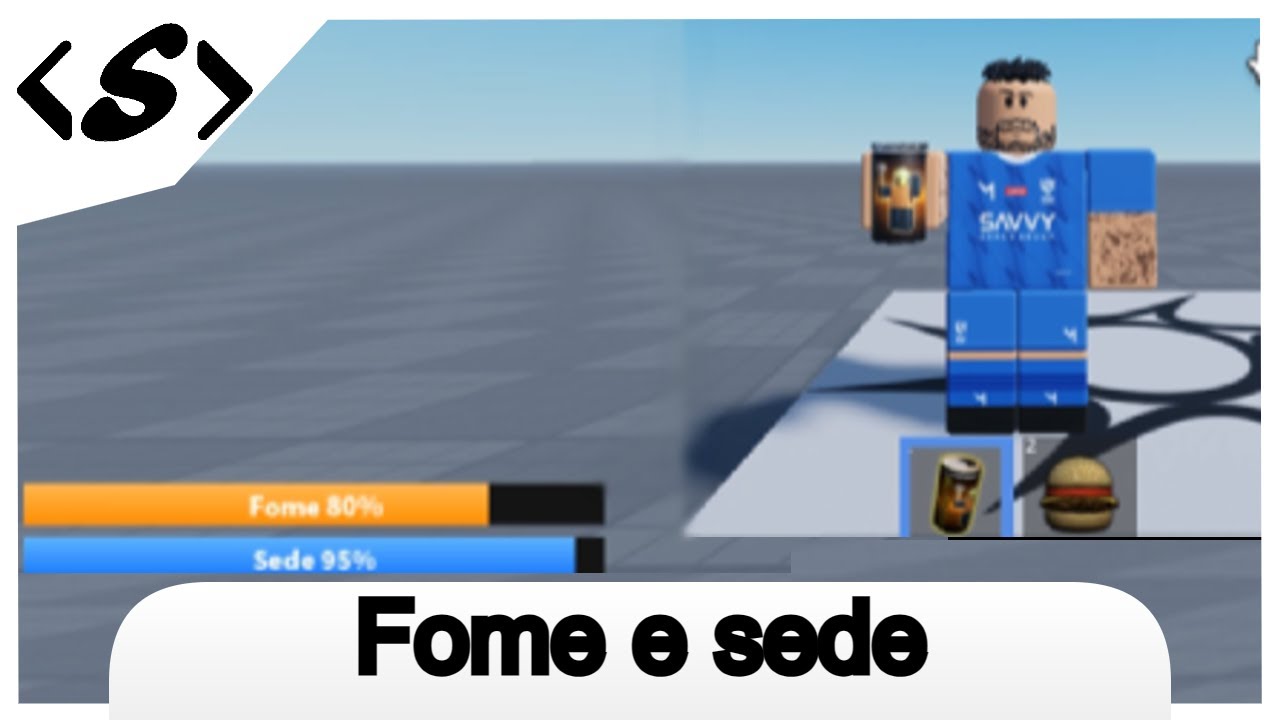 Sistema de fome sede | Roblox Studio - YouTube
