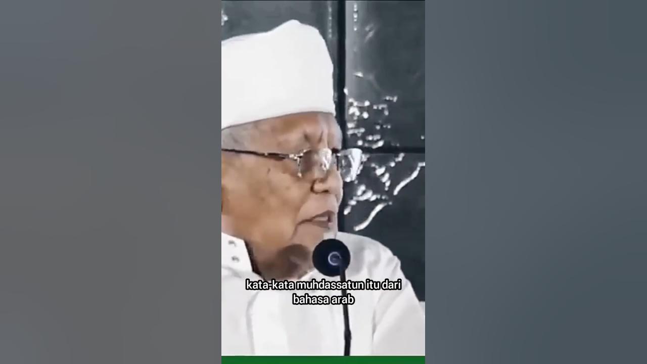 KH sukron ma'mun,tentang hadis Kullu bitngatin#shots - YouTube