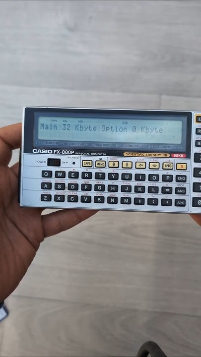 CASIO FX-880P Personal Computer Calculator 116 lib 32k Basic - # ...