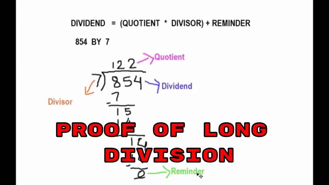 How to Proof division is correct or not - YouTube