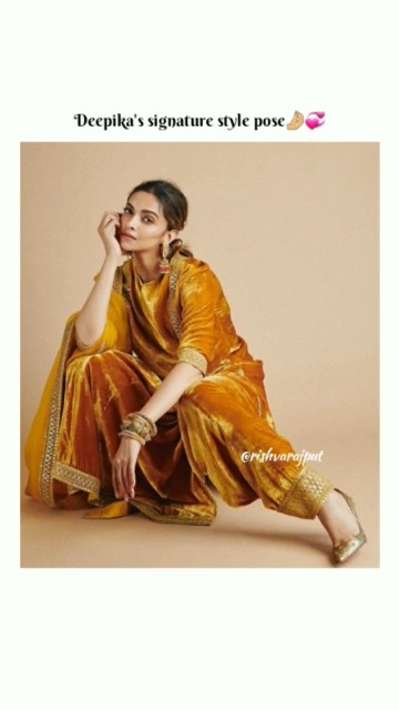 Deepika's signature style🤌🏻💗#deepikapadukone #song #music #bollywood # ...