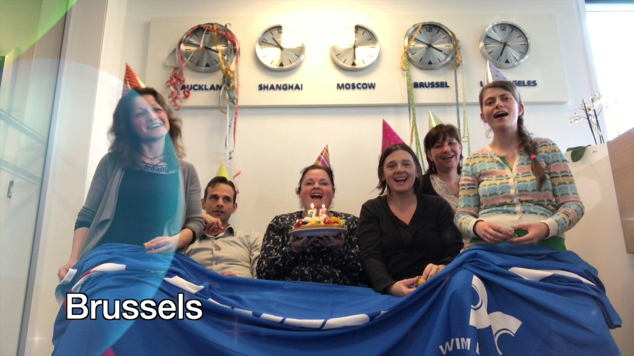 Mainfreight Europe congratulates Bruce Plested (75th birthday) - YouTube