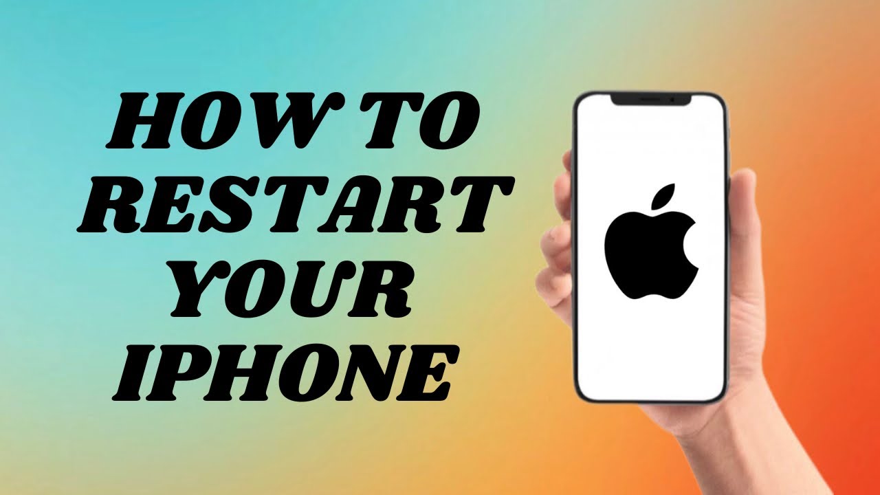 How To Restart iPhone | Easy Tutorial - YouTube