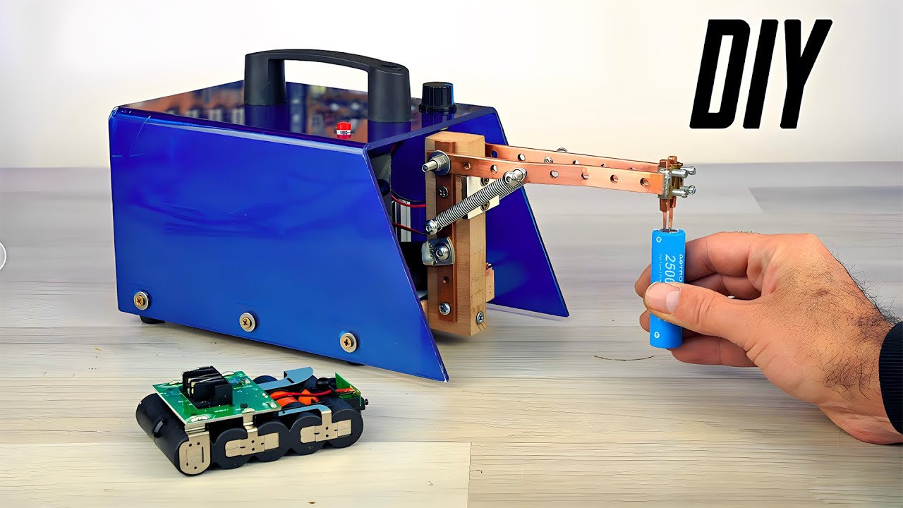 How to make Spot welding machine DIY with Microwave - YouTube