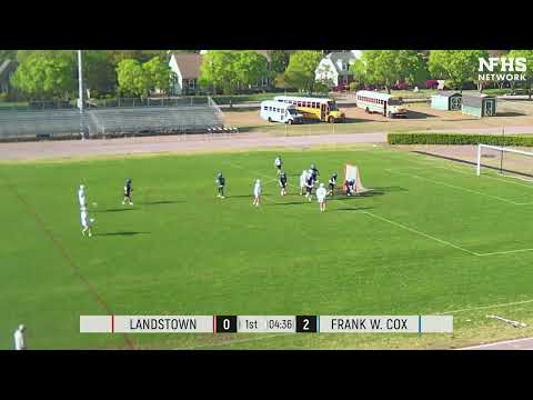 Cox HS Varsity Lacrosse Game vs Landstown HS (4-8-25) - YouTube