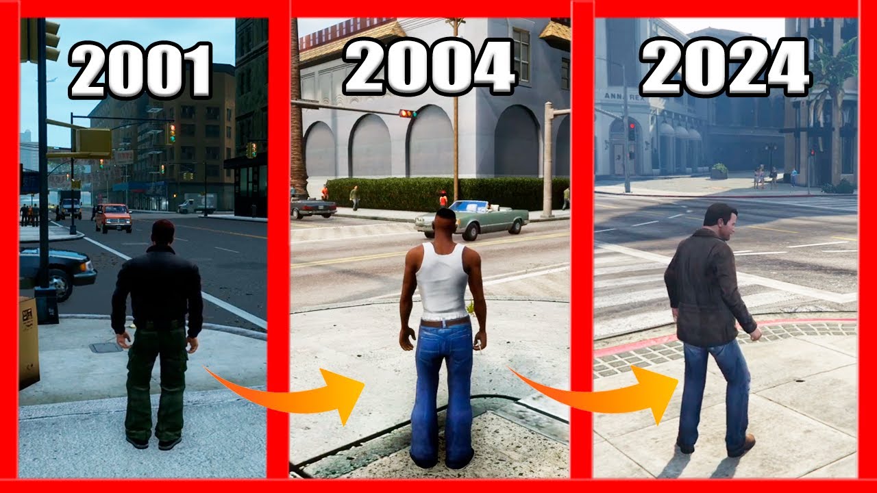 Evolution of City Atmosphere in GTA Games! (2001 - 2024) - YouTube