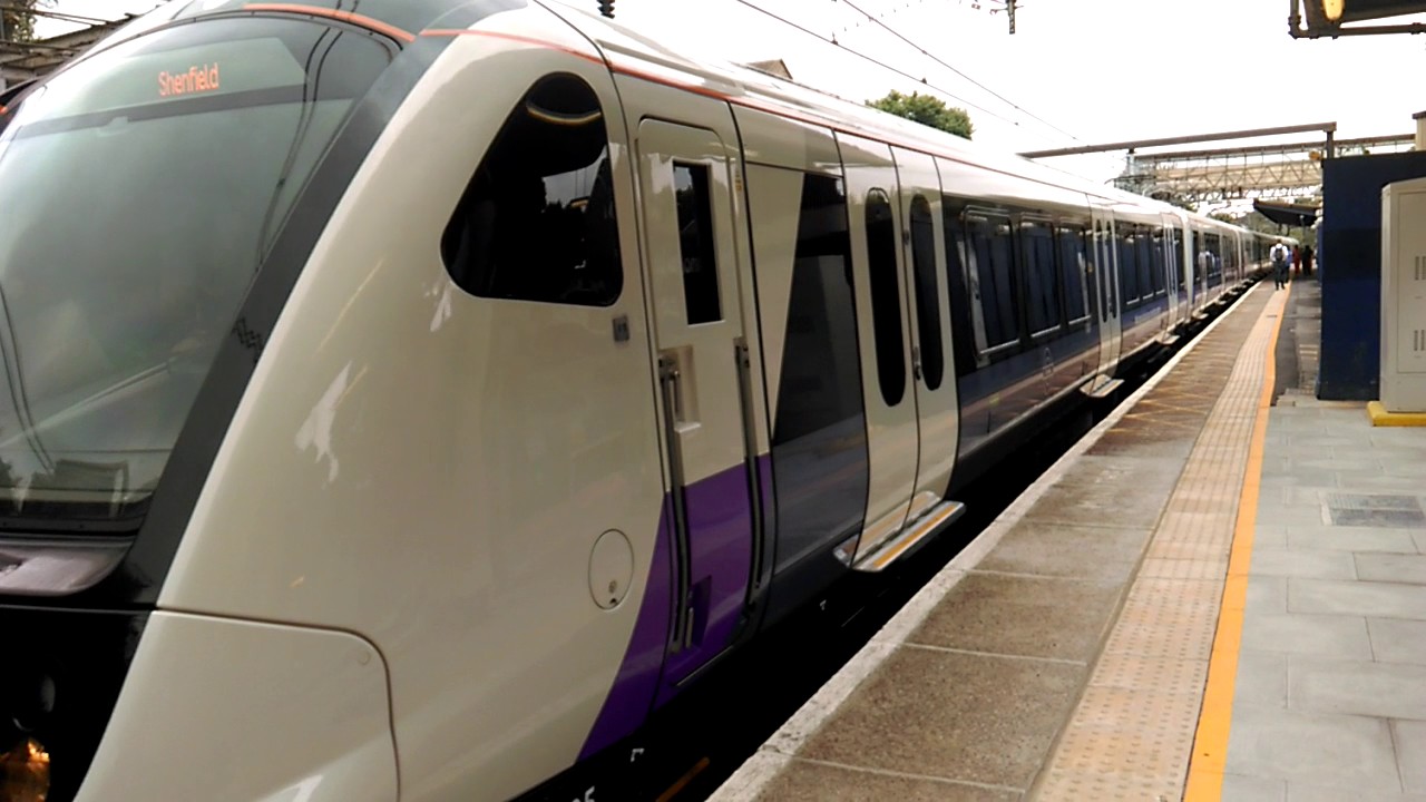 New Crossrail class 345 debut passenger run - YouTube