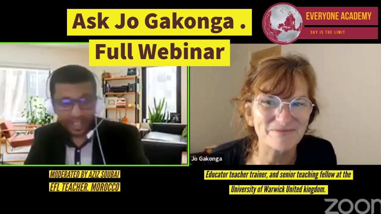 Ask Jo Gakonga. Full webinar - YouTube
