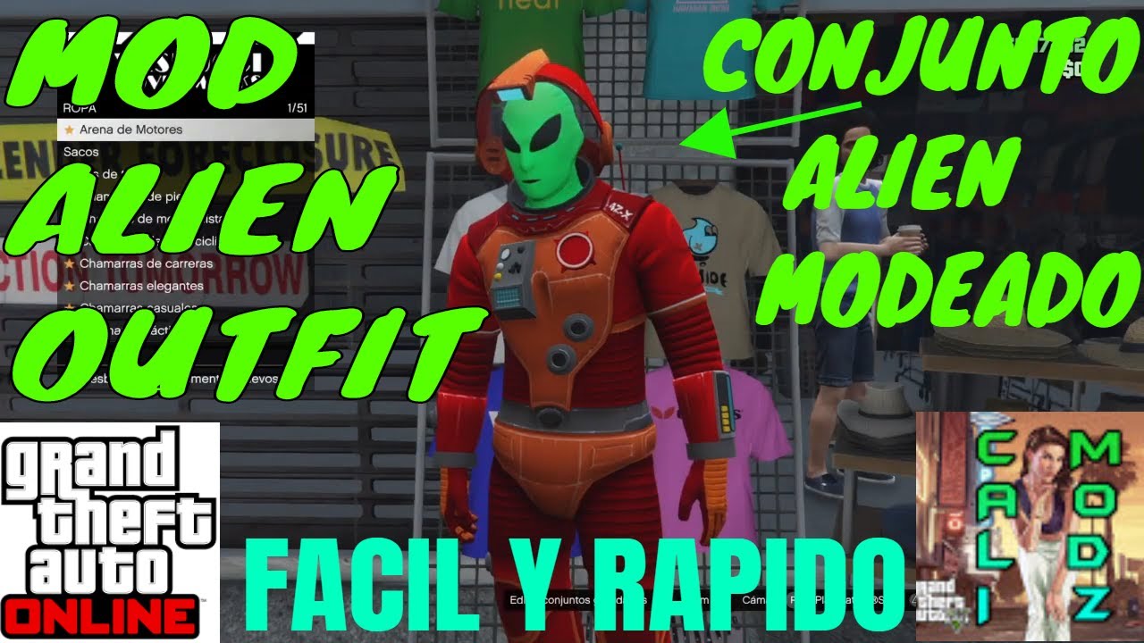 **MODDED OUTFIT**MOD ALIEN OUTFIT GLITCH**CONJUNTO ALIEN/MARCIANO ...