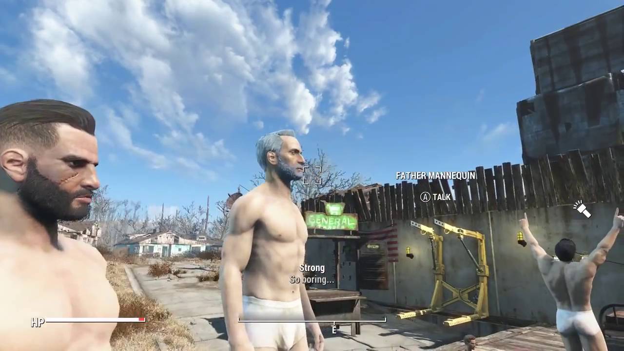 Fallout 4 Mannequins 3.1 Black face bug fix and scaling added - YouTube