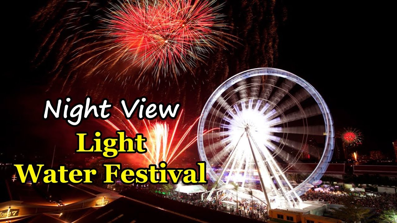 Night LIGHT and Water FESTIVAL photo graphic world - YouTube