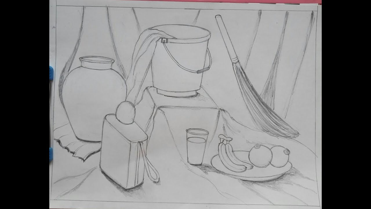Still life drawing,How to draw still life drawing accurately,Object ...