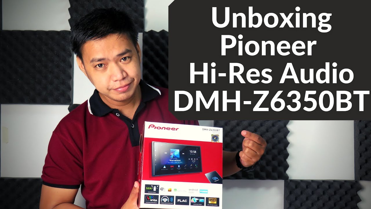 Unboxing "Hi-Res Audio" Pioneer DMH-Z6350BT - YouTube