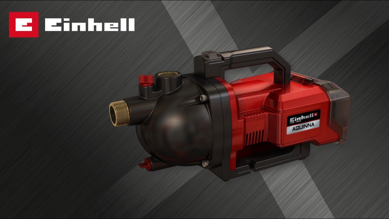 Einhell Pompa autoadescante a batteria AQUINNA - YouTube