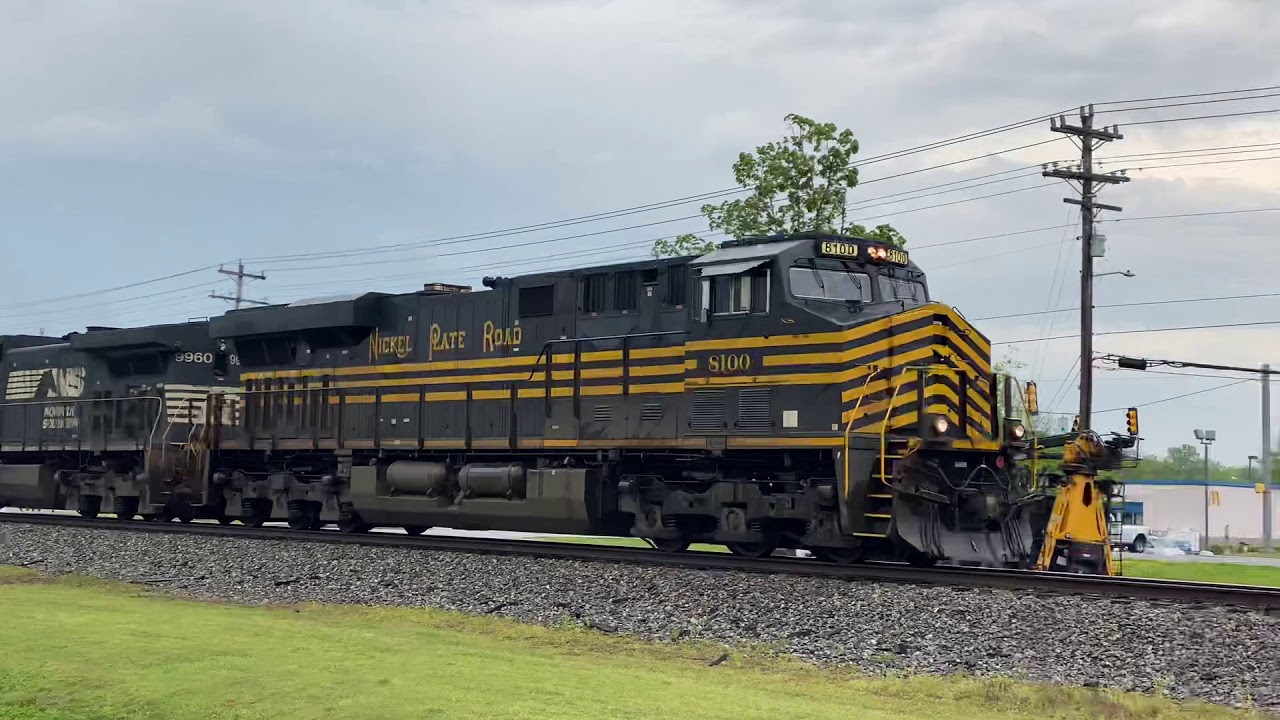 Norfolk Southern 8100 (Nickel Plate) Heritage leading thru Spring City ...