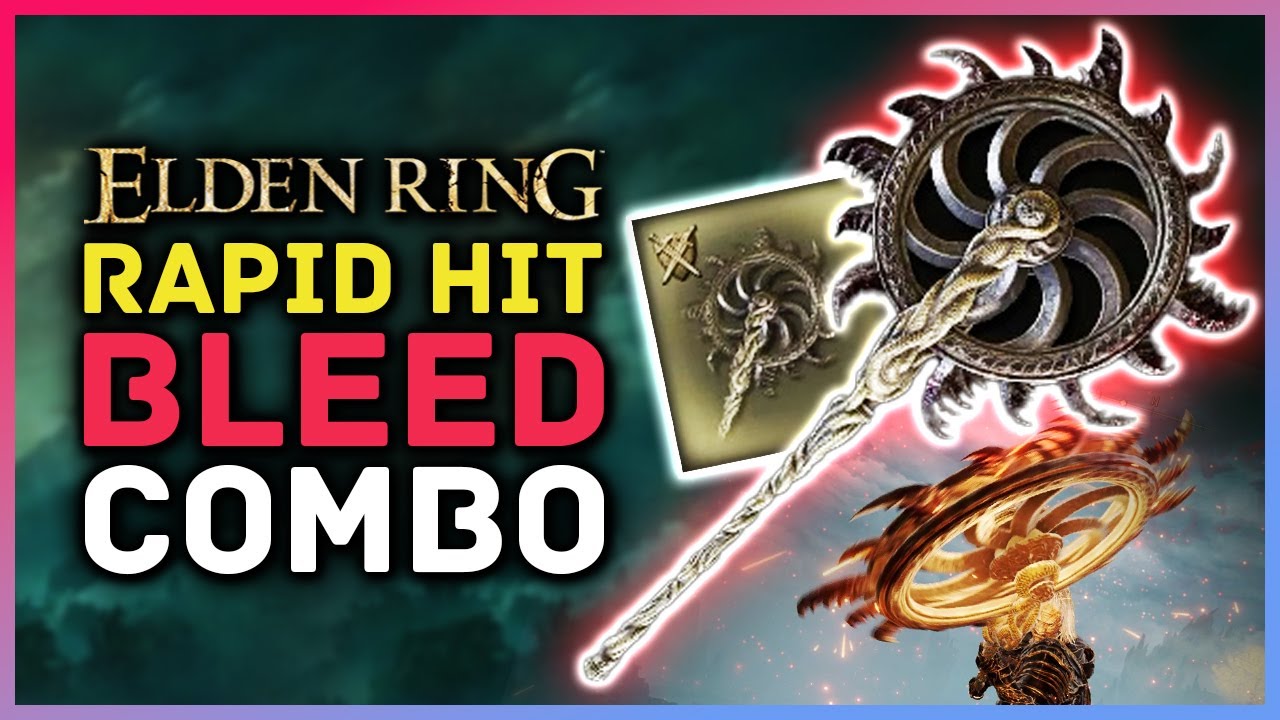 Elden Ring - Rapid Hit Bleed Combo! Awesome Ghiza's Wheel High Damage ...