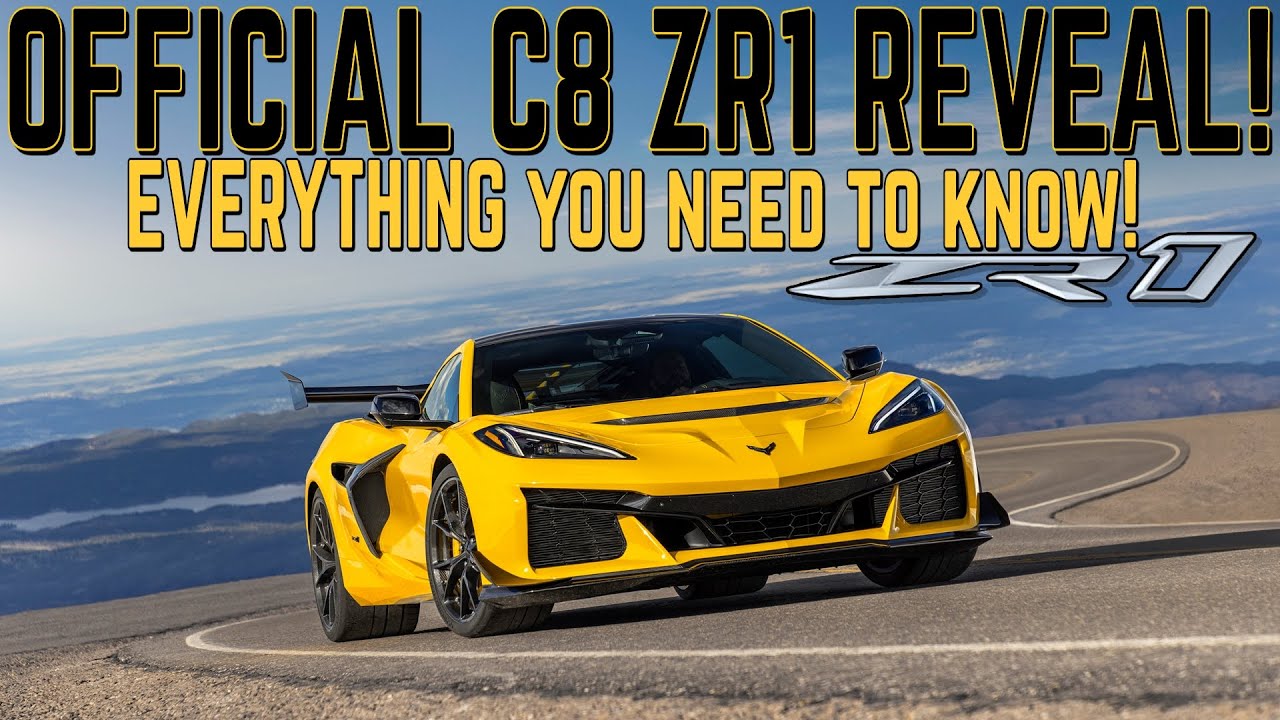 The FULL 2025 C8 Corvette ZR1 Reveal from Chevy! ALL the info you need ...