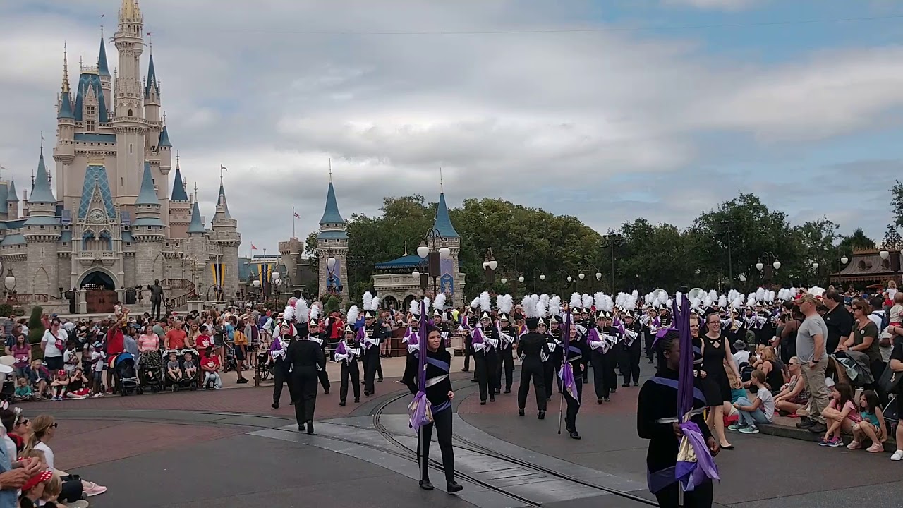 Purple Pride Marching Band 2019 Disney parade - YouTube