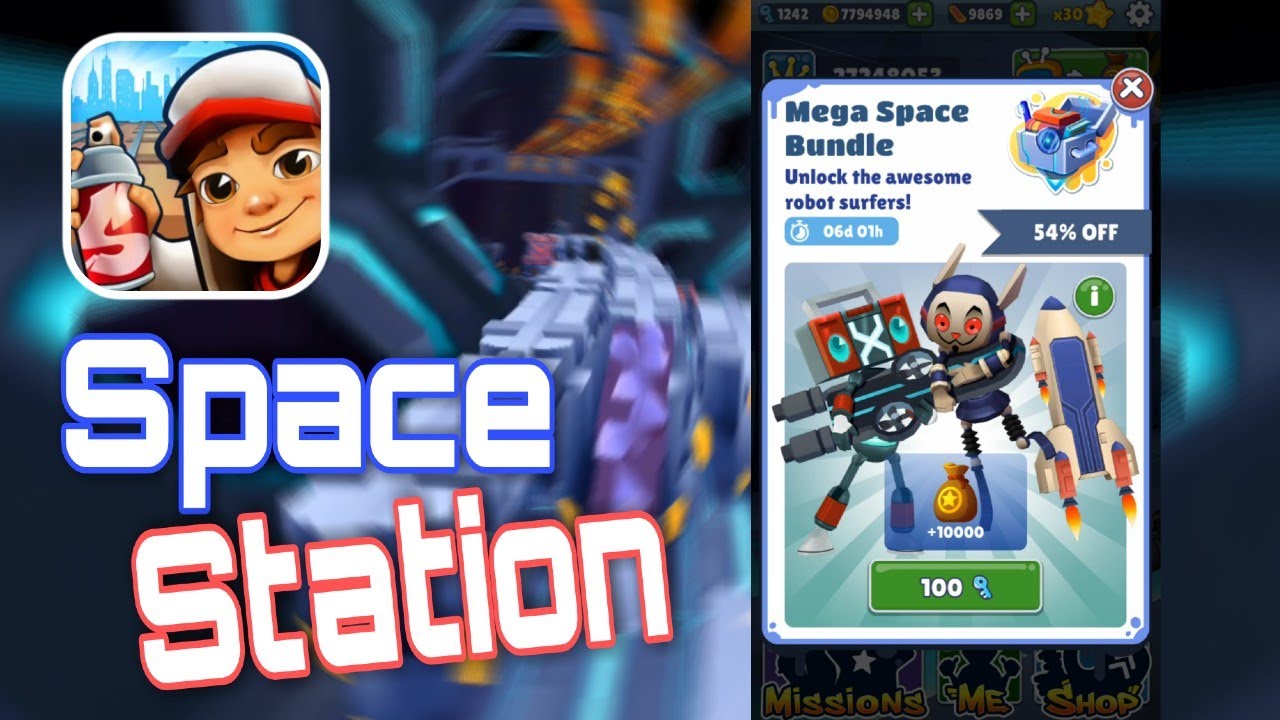 SUBWAY SURFERS SPACE STATION New Update 2021 - YouTube