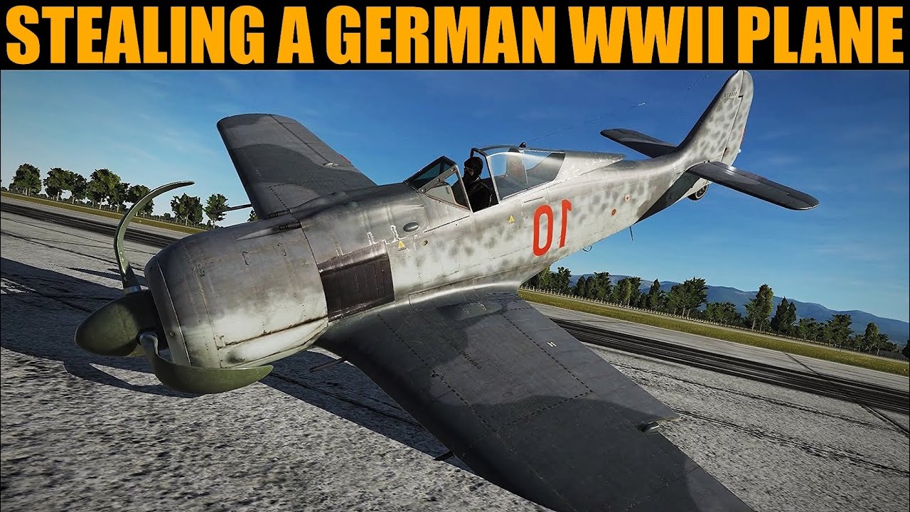 1944 Bruce Carr Steals German Fighter Plane To RTB | DCS Reenactment ...