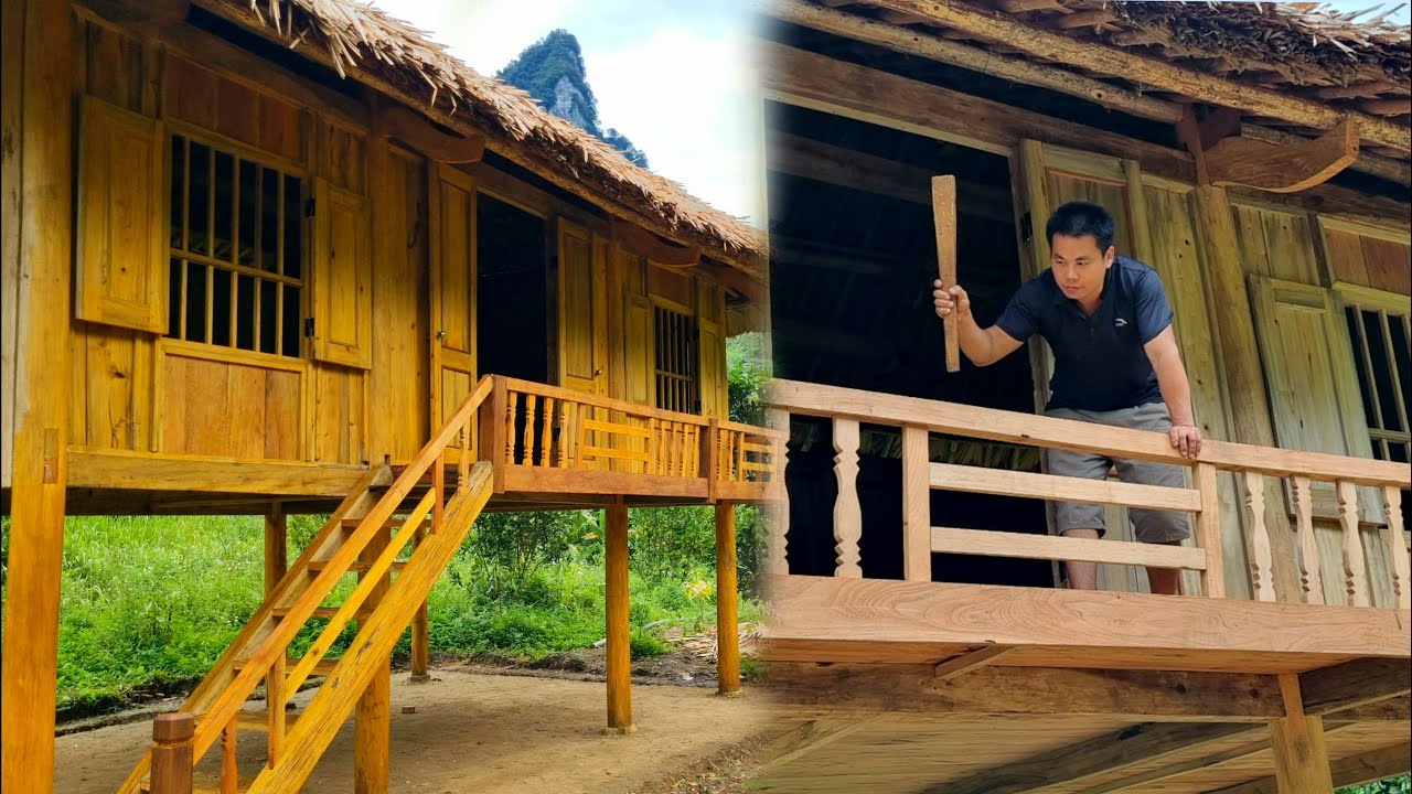 How it was made Making a wooden house Time lapse finally completed the ...