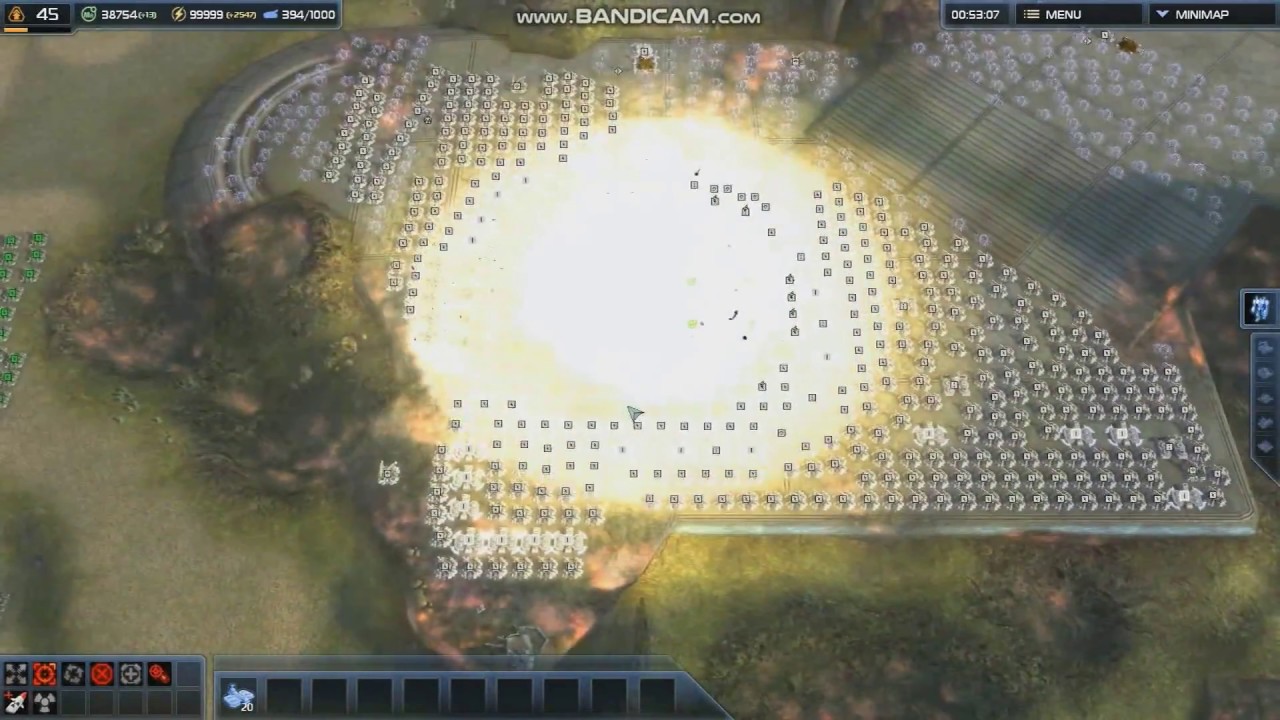 Supreme Commander 2 Epic Nuke War - Over 200 nuke's - YouTube