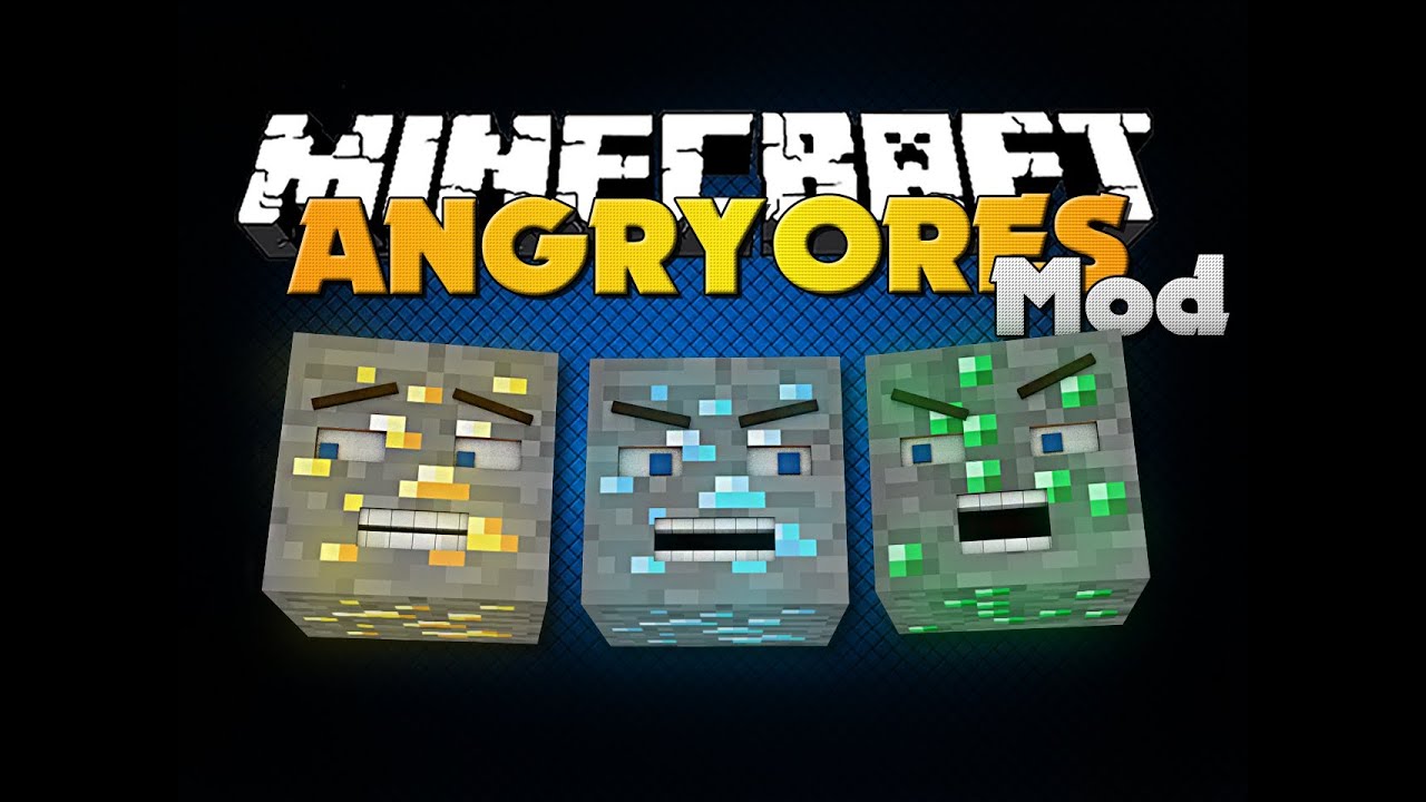 Minecraft Mod - Angry Ores Mod - New Items, Dimension and Boss - YouTube
