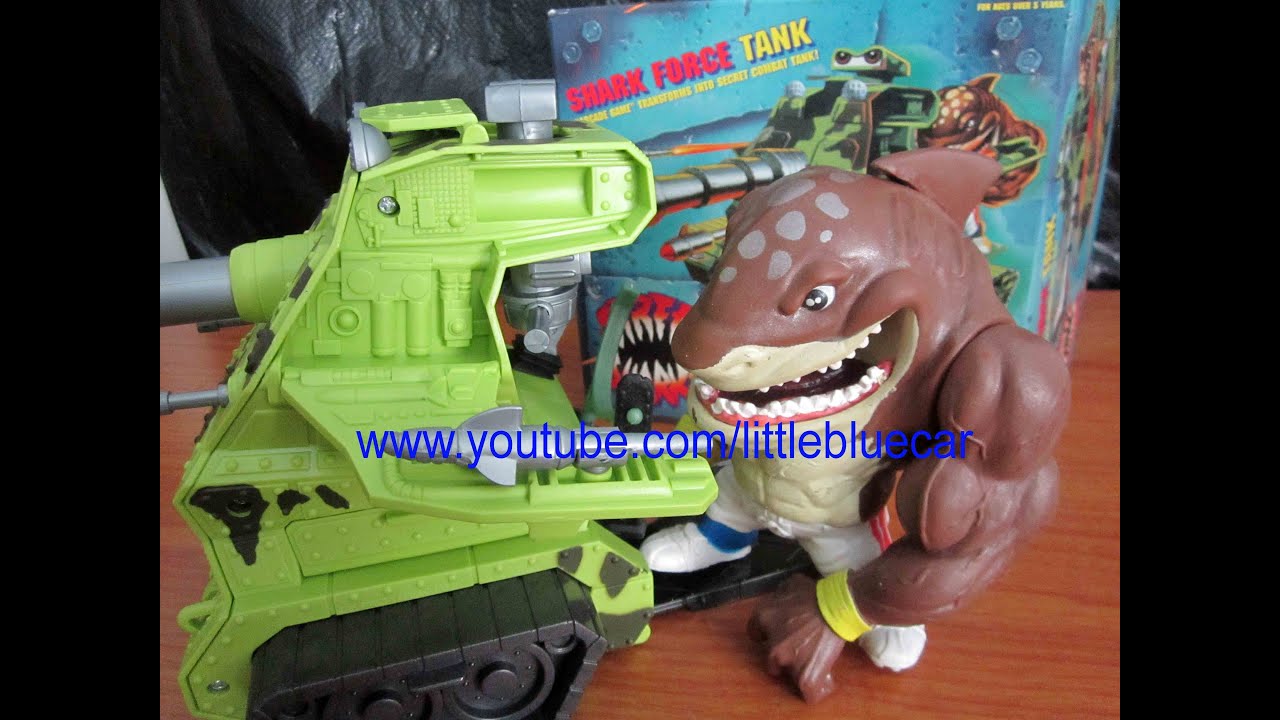 Street Sharks Toy Shark Force Tank - YouTube
